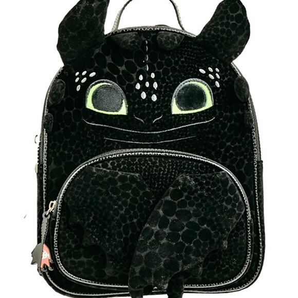 Bags | How To Train Your Dragon Womens Toothless Mini Backpack Black ...